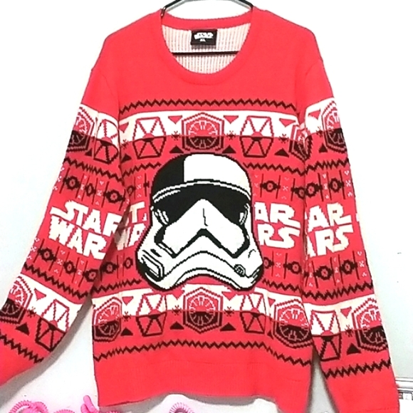 Star Wars | Sweaters | Star Wars Christmas Sweater Stormtrooper Red ...